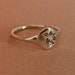 Gold Signet Ring, Flower Signet Ring, 14k Gold Lily Flower Signet Ring ...