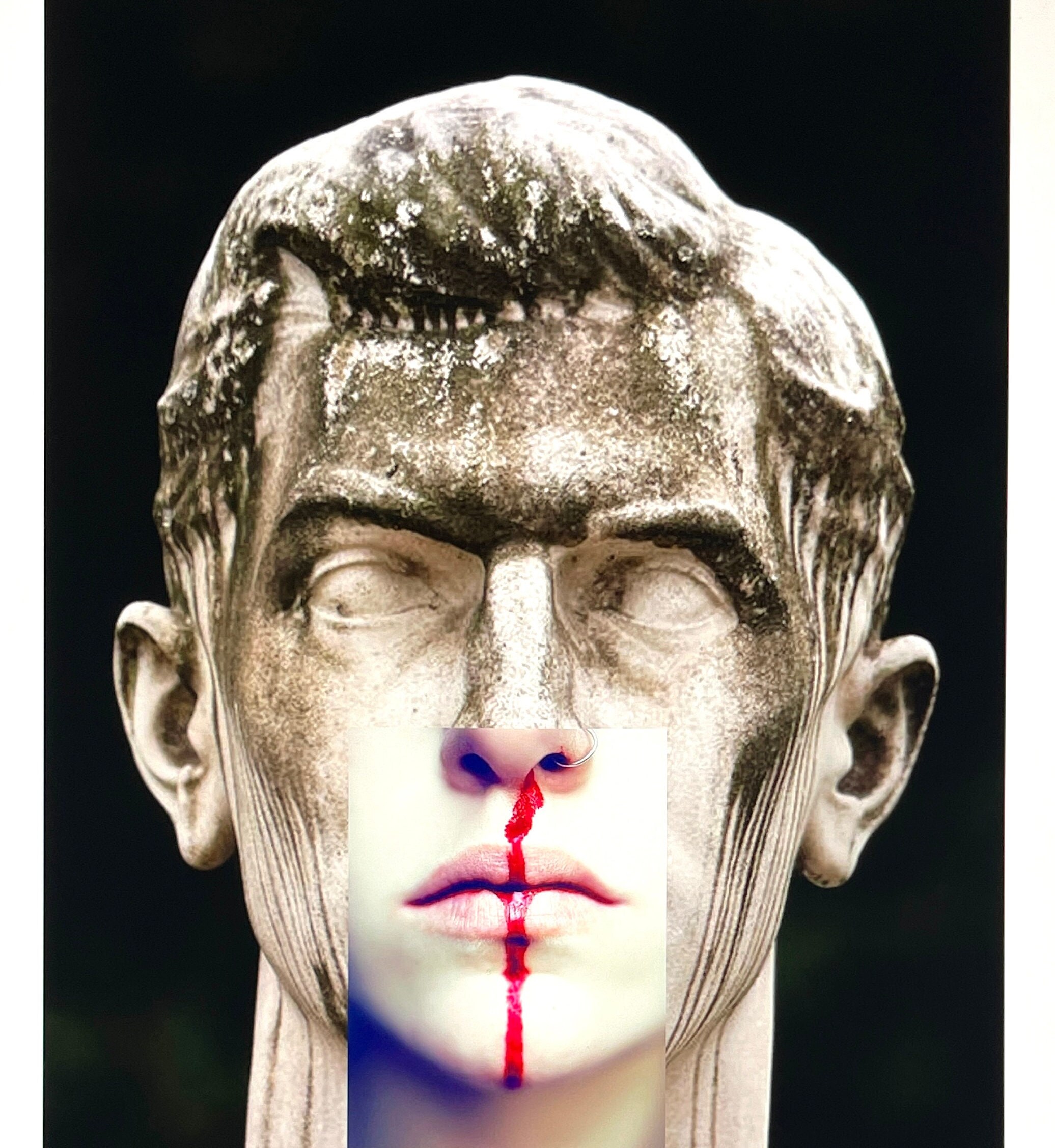 Roman Nose Profile Statue