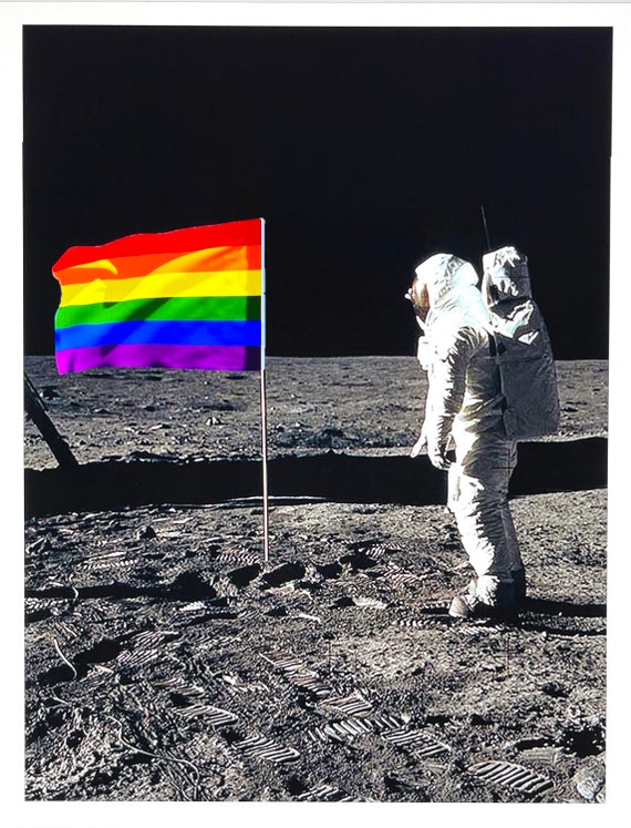 Astronaut In Gay Parade In California