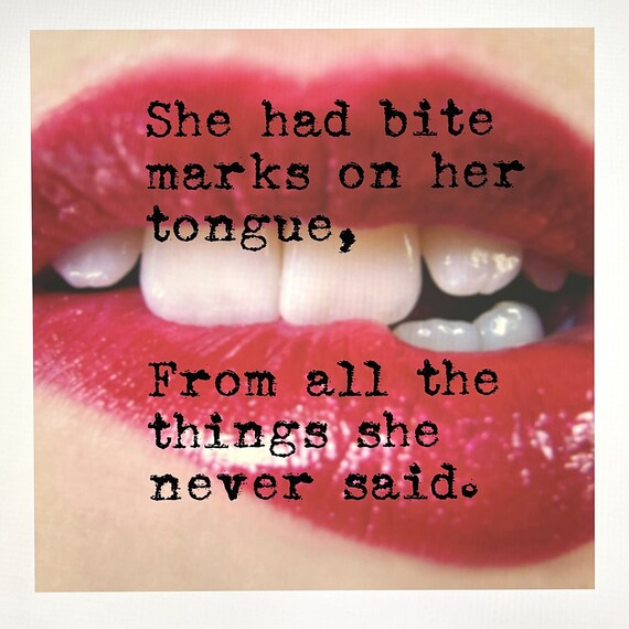 Biting Lips Quotes