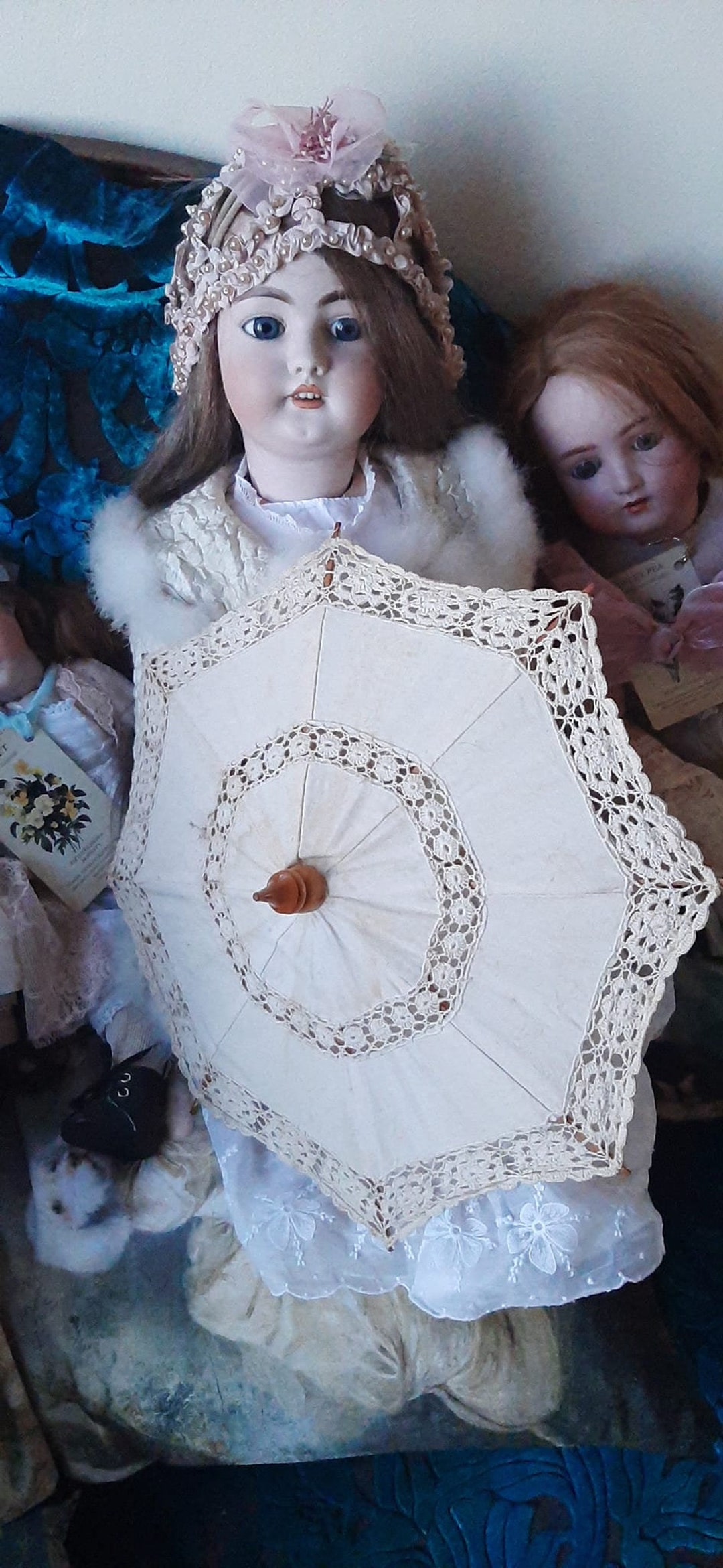Dolly Parasol Vintage Suits 18 26 Dolls Red 10 - Etsy