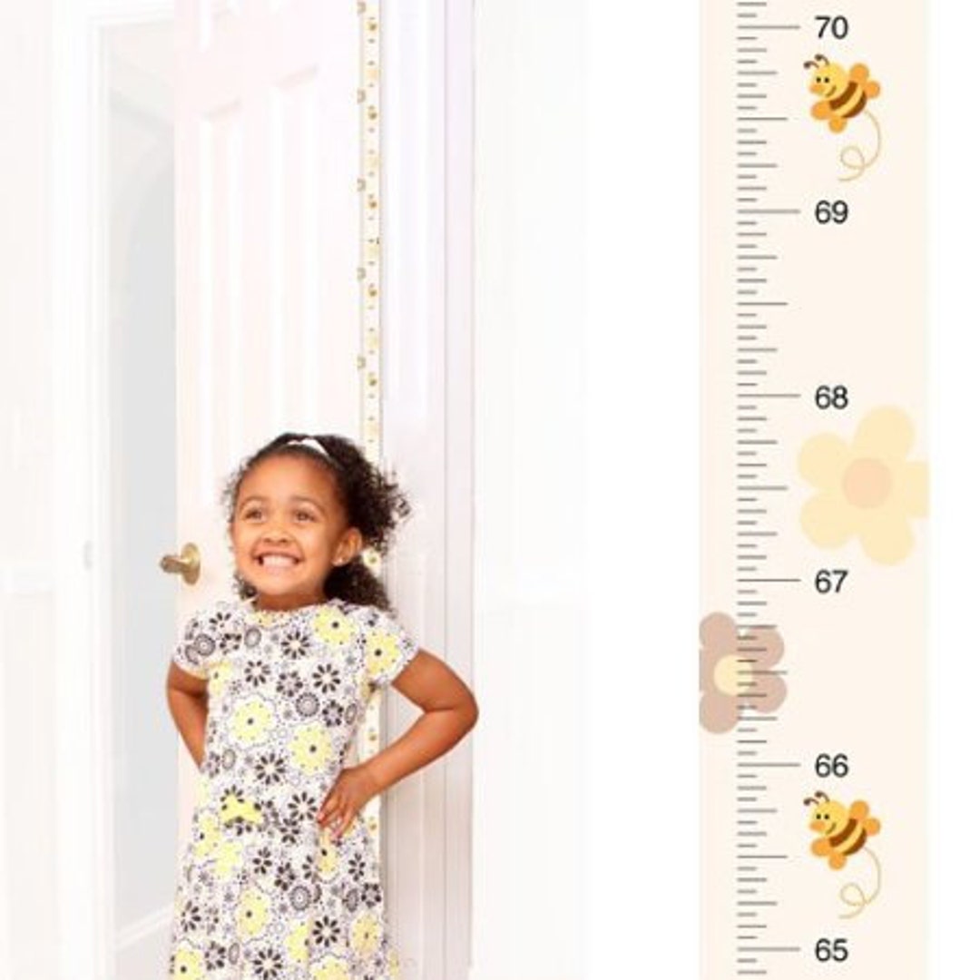 Peekaboo [honey Bee] Growth Chart: Track and Measure Height - Etsy