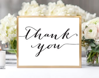 Thank you signs | Etsy