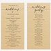 Wedding Program TWO Templates, Ceremony Program Template, DIY Wedding ...