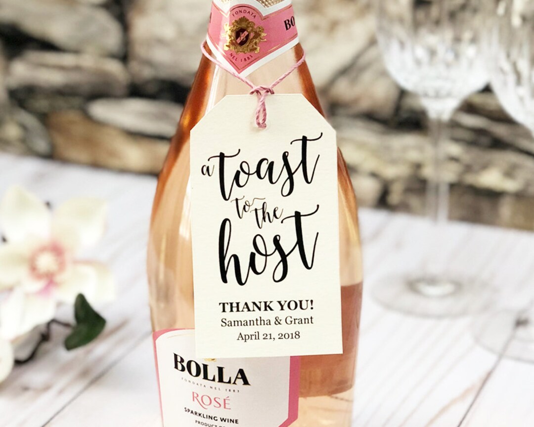 Hostess Gift, Hostess Gift Bridal Shower, Hostess Thank You, Wine ...