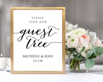 Wedding Please Sign Our Tree - Etsy