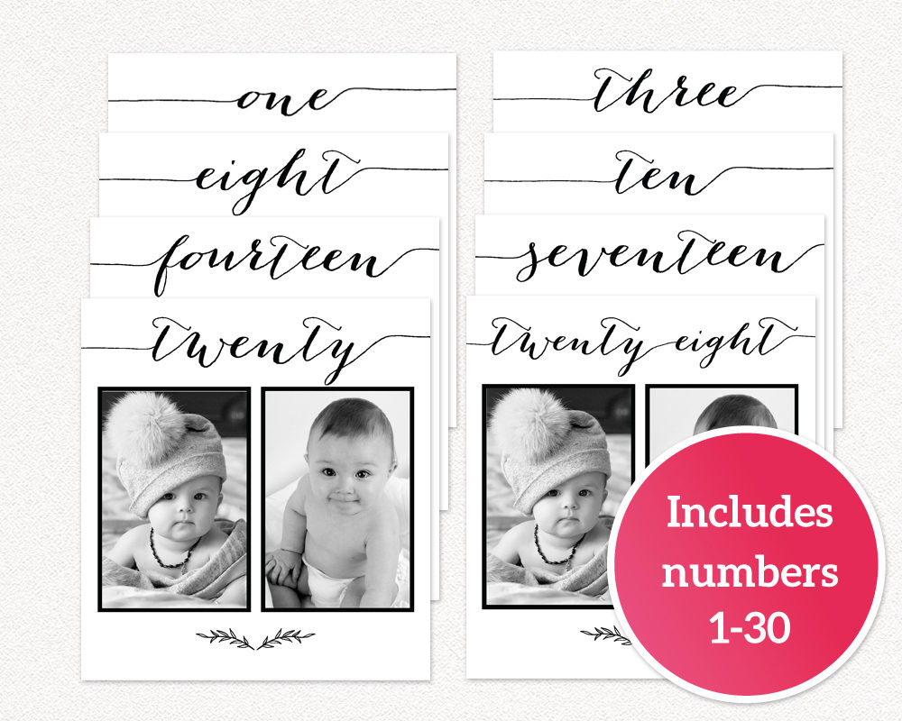 1-40 Personalized Photo Table Numbers Printable Numbers Photo | Etsy