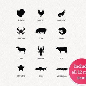 Place Card Template, Place Cards With Meal Choice, Place Cards Wedding ...