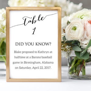 Tables 1-50 Fun Facts Printable Templates Table Numbers - Etsy UK