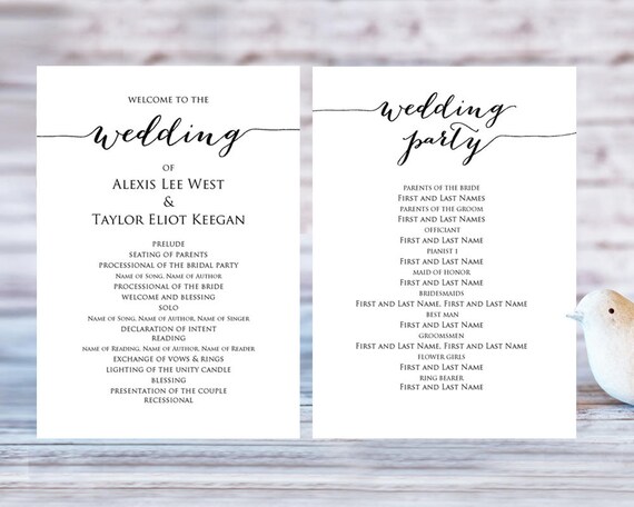 Wedding Program Samples In Kenya Best Of Document Template