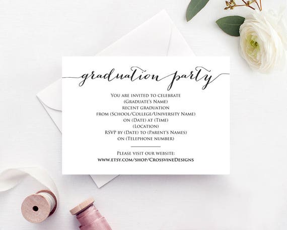 College Graduation Party Invitation Wording Samples