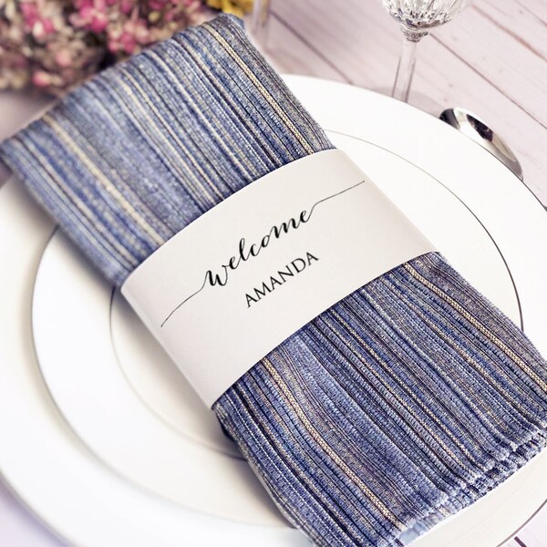 Napkin Bands - Etsy