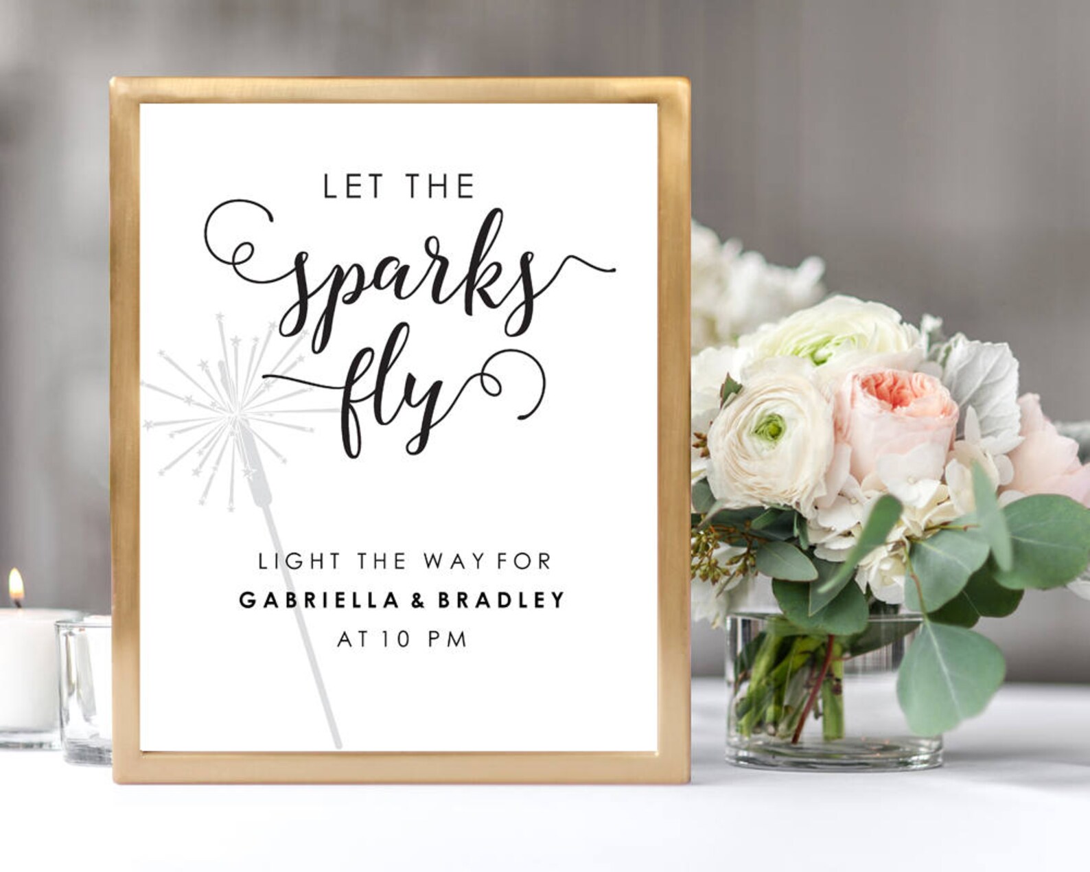 Sparkler Send off Sign Sparkler Send Off Sparkler Exit | Etsy