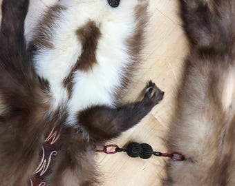 Fur shoulder wrap | Etsy