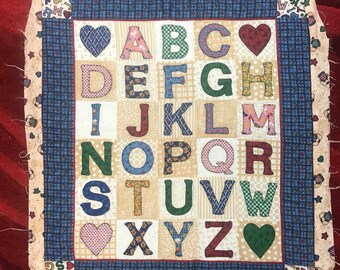 Quilted alphabet | Etsy