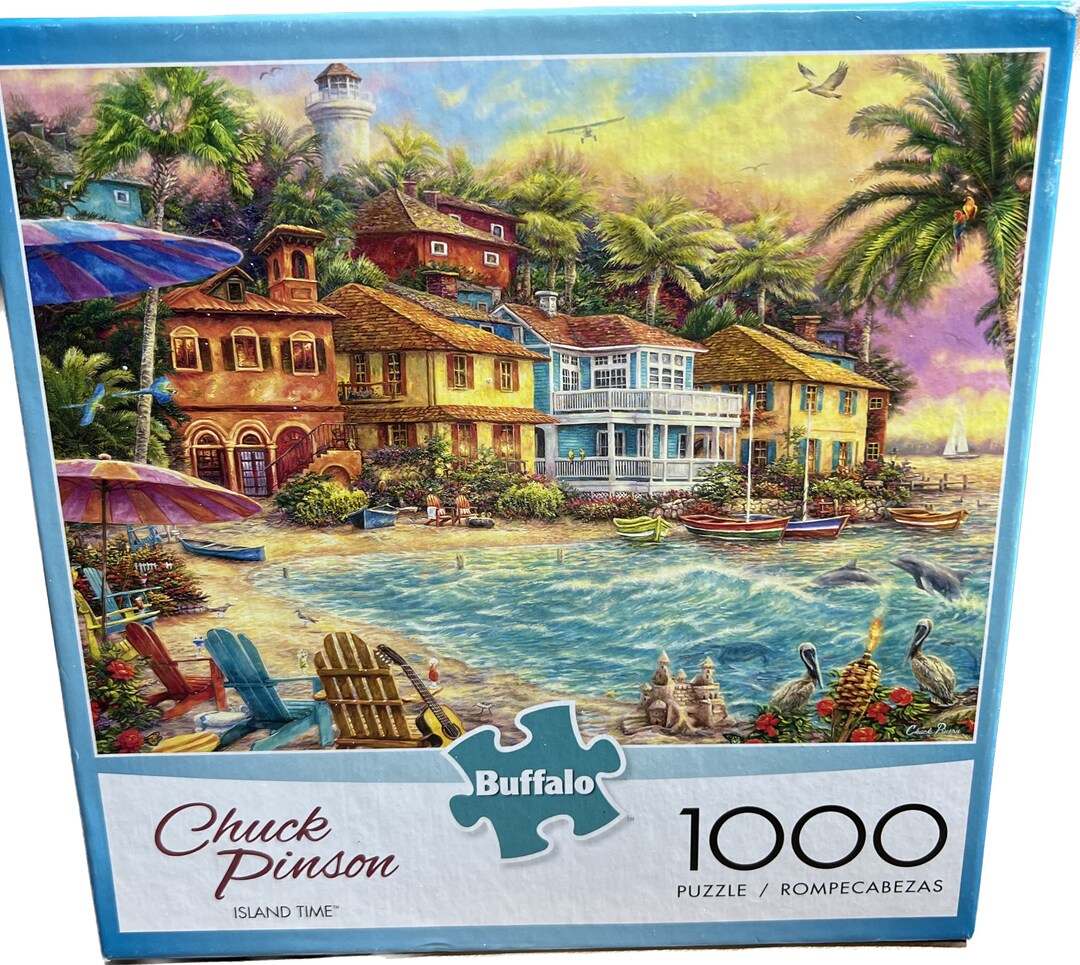 Jigsaw Puzzle, Island Time Beach House, Buffalo 1000 Piece - Etsy