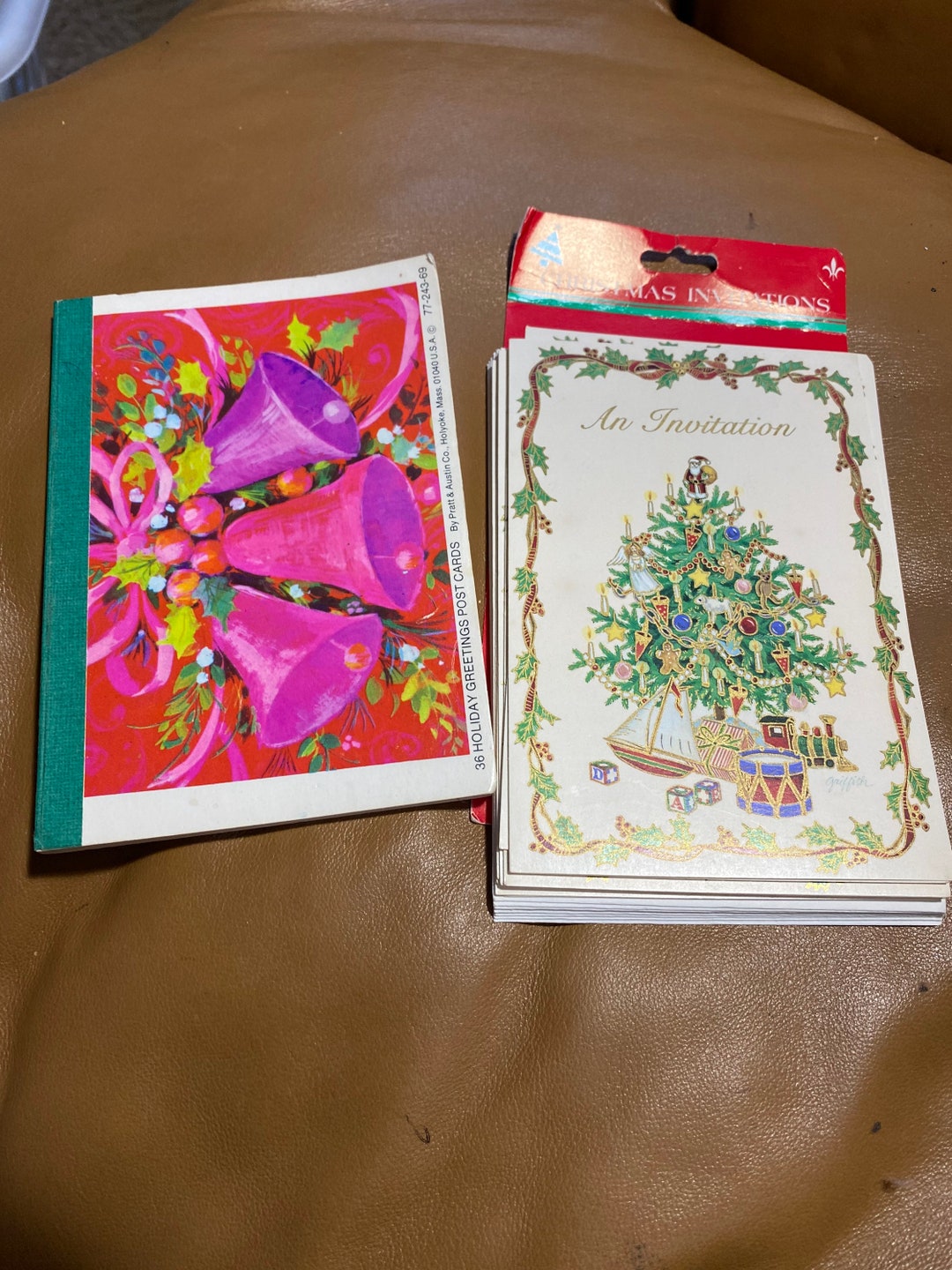 Christmas Postcards Christmas Party Invitations Retro - Etsy