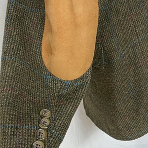 Mens Wool Jacket, Leather Elbow Patch and Collar, Retro Professor Coat ...