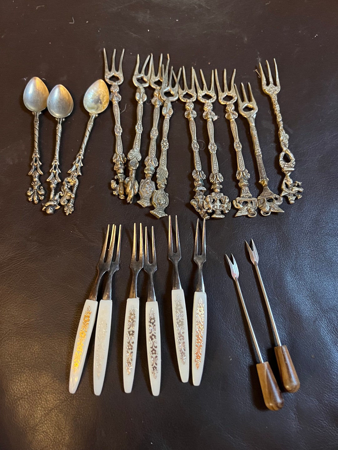 Appetizer Forks and Spoons, Fancy Serving Utensils, Charcuterie Board ...