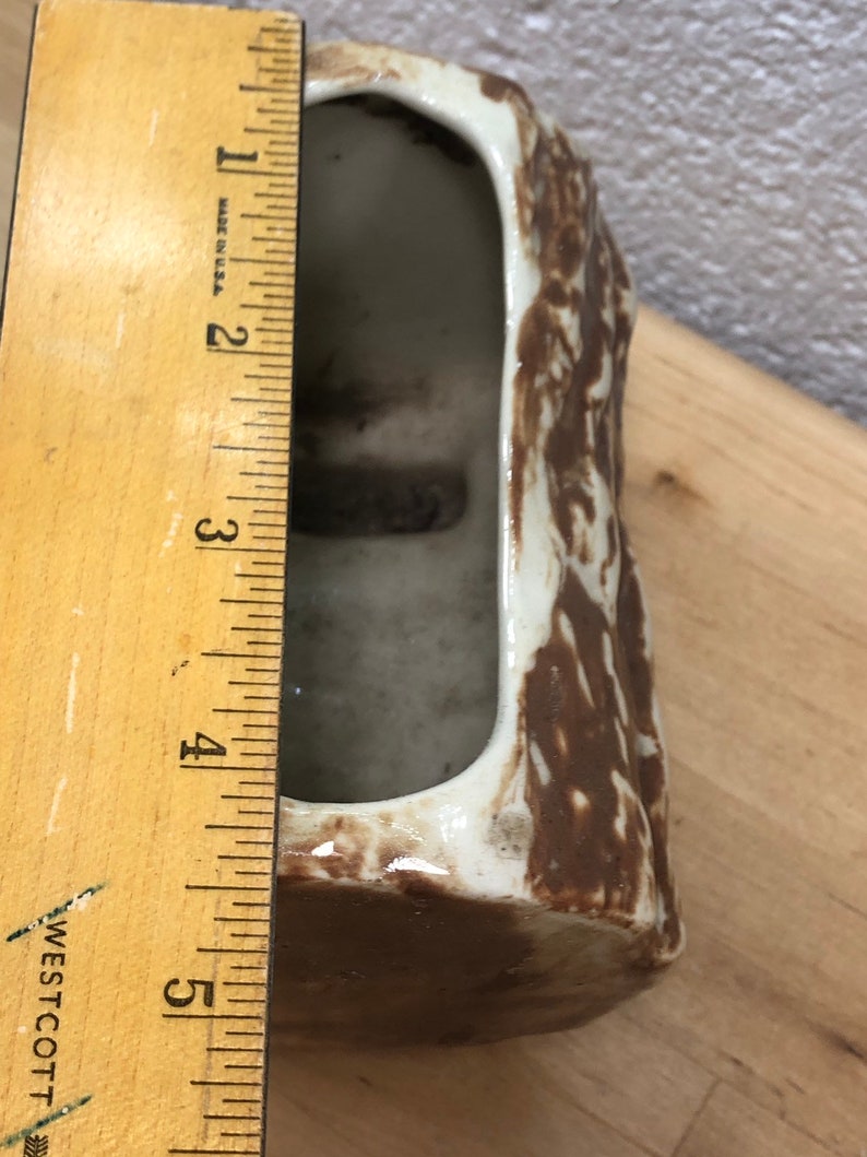 Faux Bois Ceramic Log Planters Faux Wood Pottery Plant Pots - Etsy