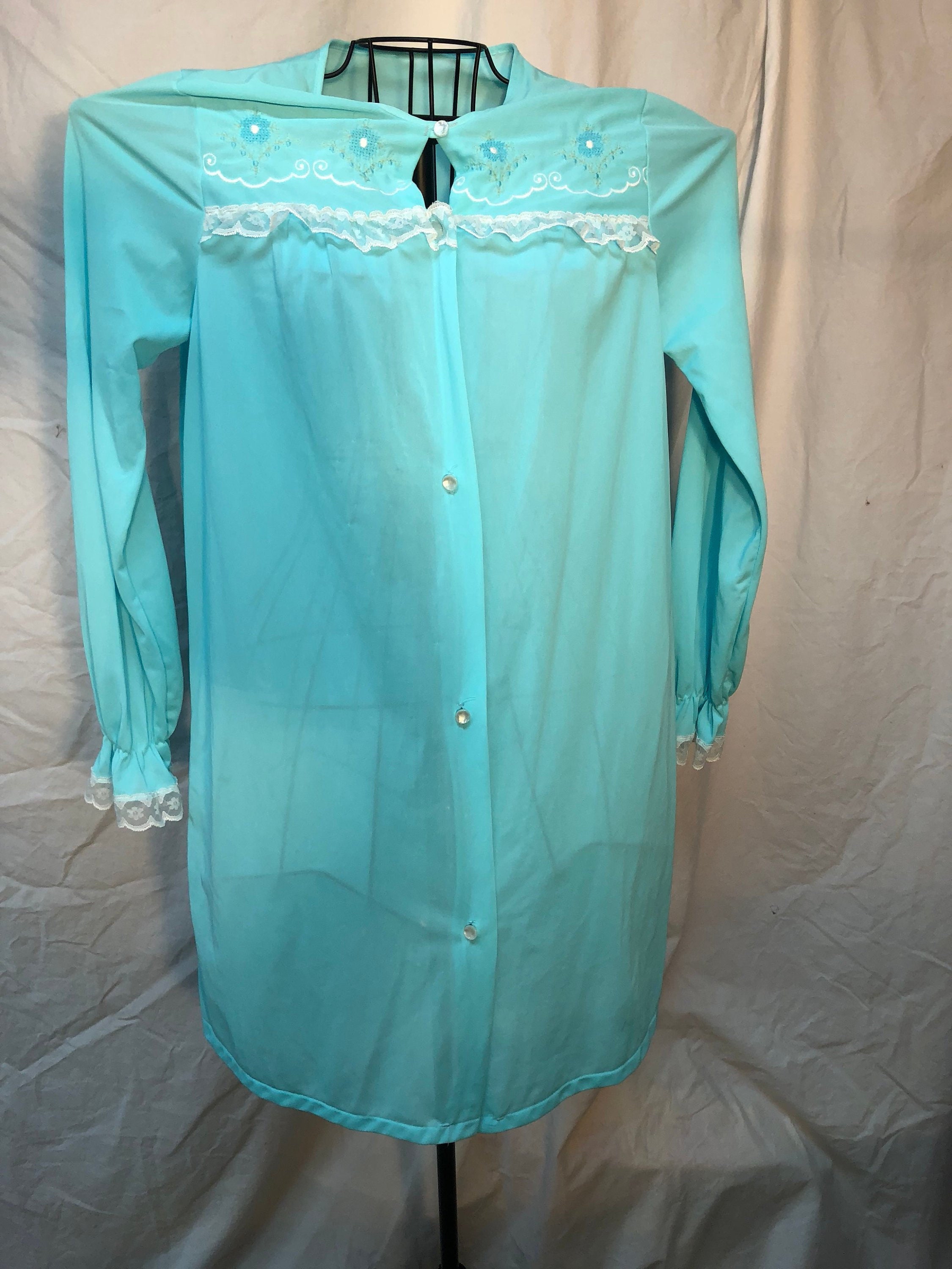 Women's Vintage Nightgown Retro Housecoat Women's - Etsy