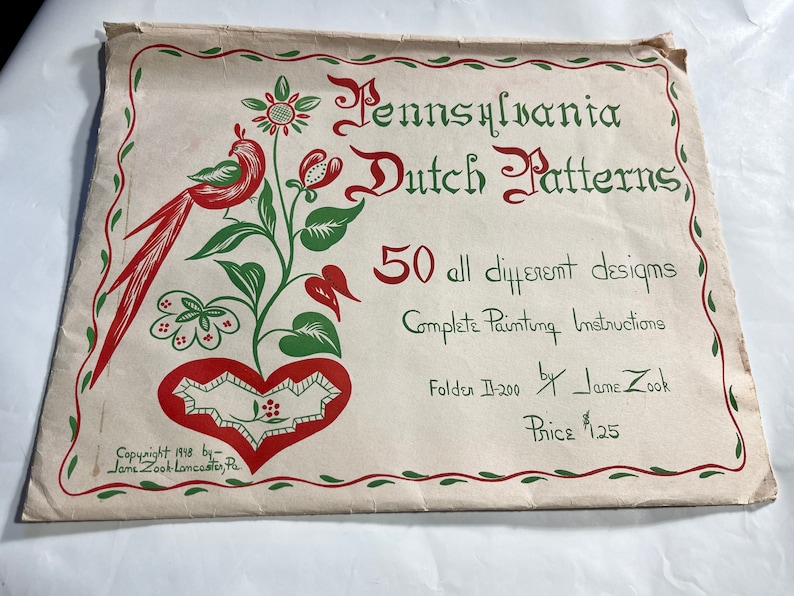 Pennsylvania Dutch Patterns Vintage Stencil Patterns | Etsy