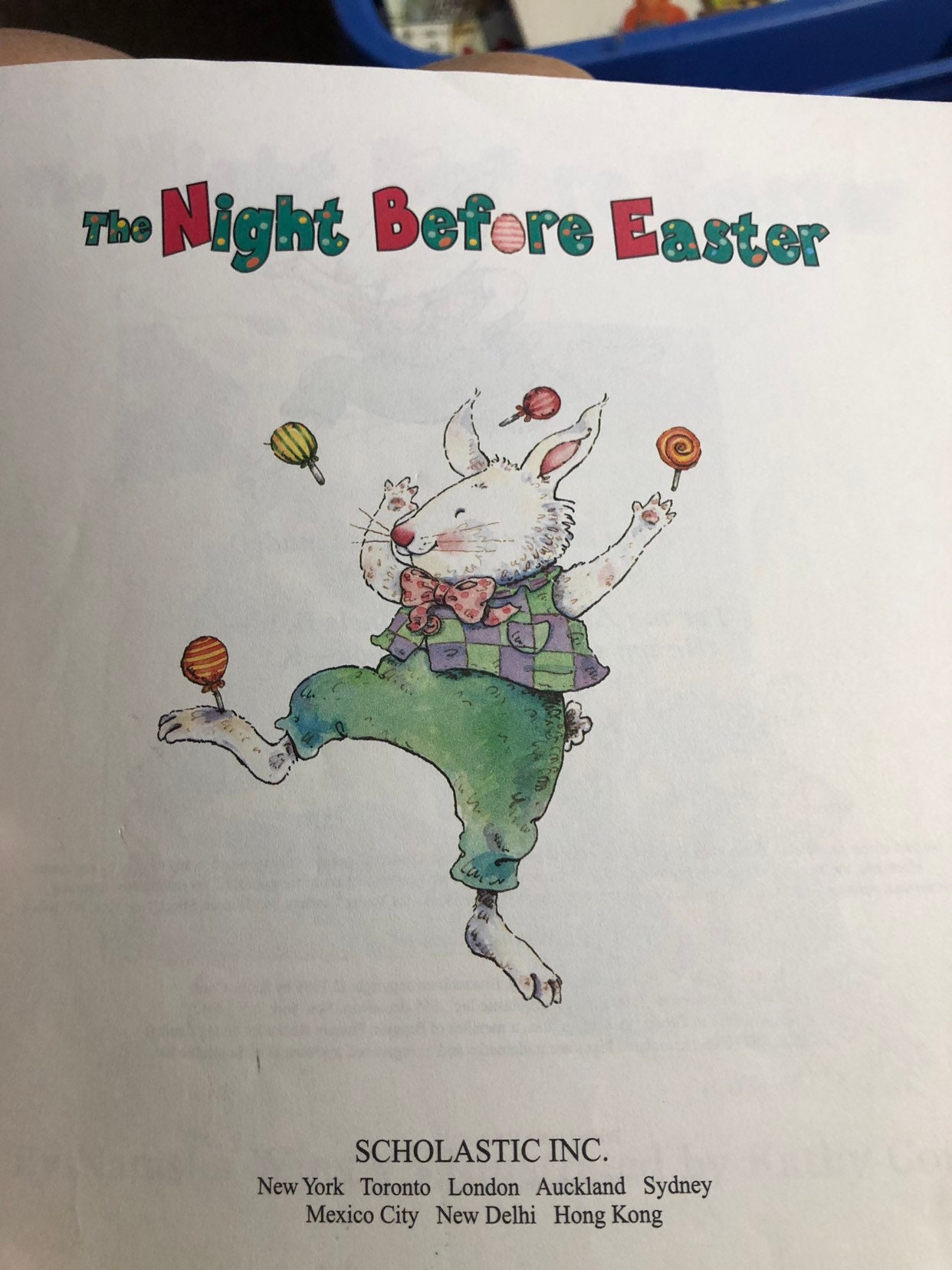 Children's Easter Book, The Night Before Easter, Easter Bunny Book
