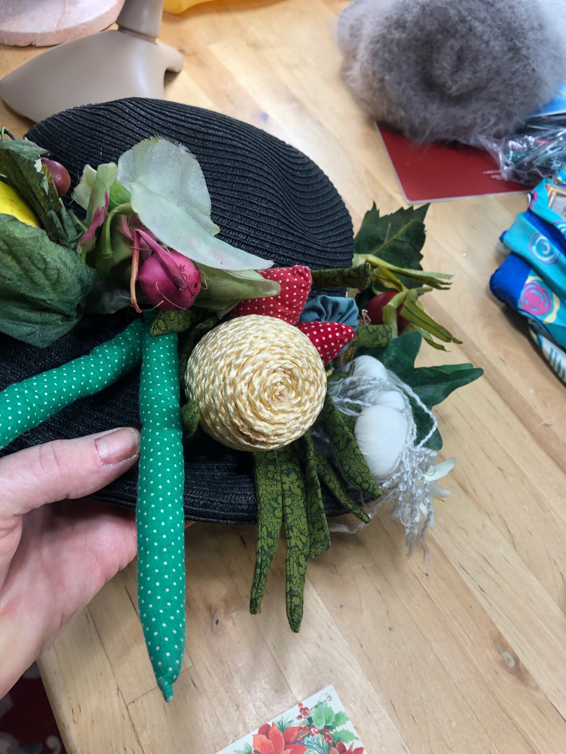 Wacky Fruit Salad Hat - Kentucky Derby Hat - Summer Women's Hat Wacky Fruit Salad Hat - Kentucky Derby Hat - Summer Women's Hat