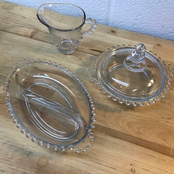 Vintage Candlewick Glassware - Etsy