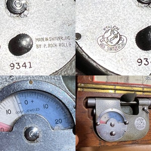 Etalon Micrometer, Rolle Switzerland Pierre Roch Ltd, Vintage ...