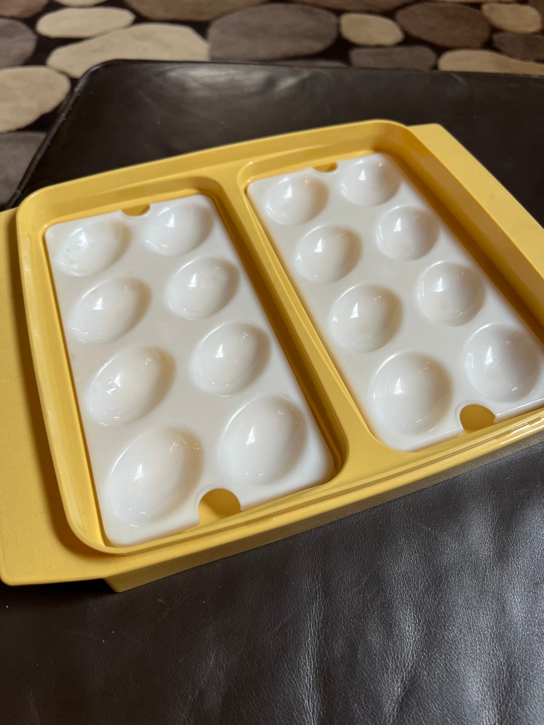 Deviled Egg Storage, Tupperware Travel Easter Eggs Keeper, Retro ...
