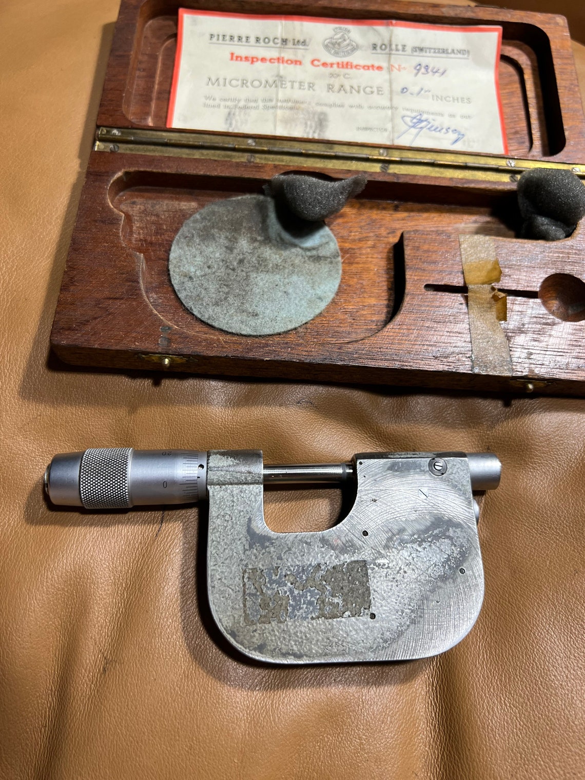 Etalon Micrometer Rolle Switzerland Pierre Roch Ltd Vintage - Etsy