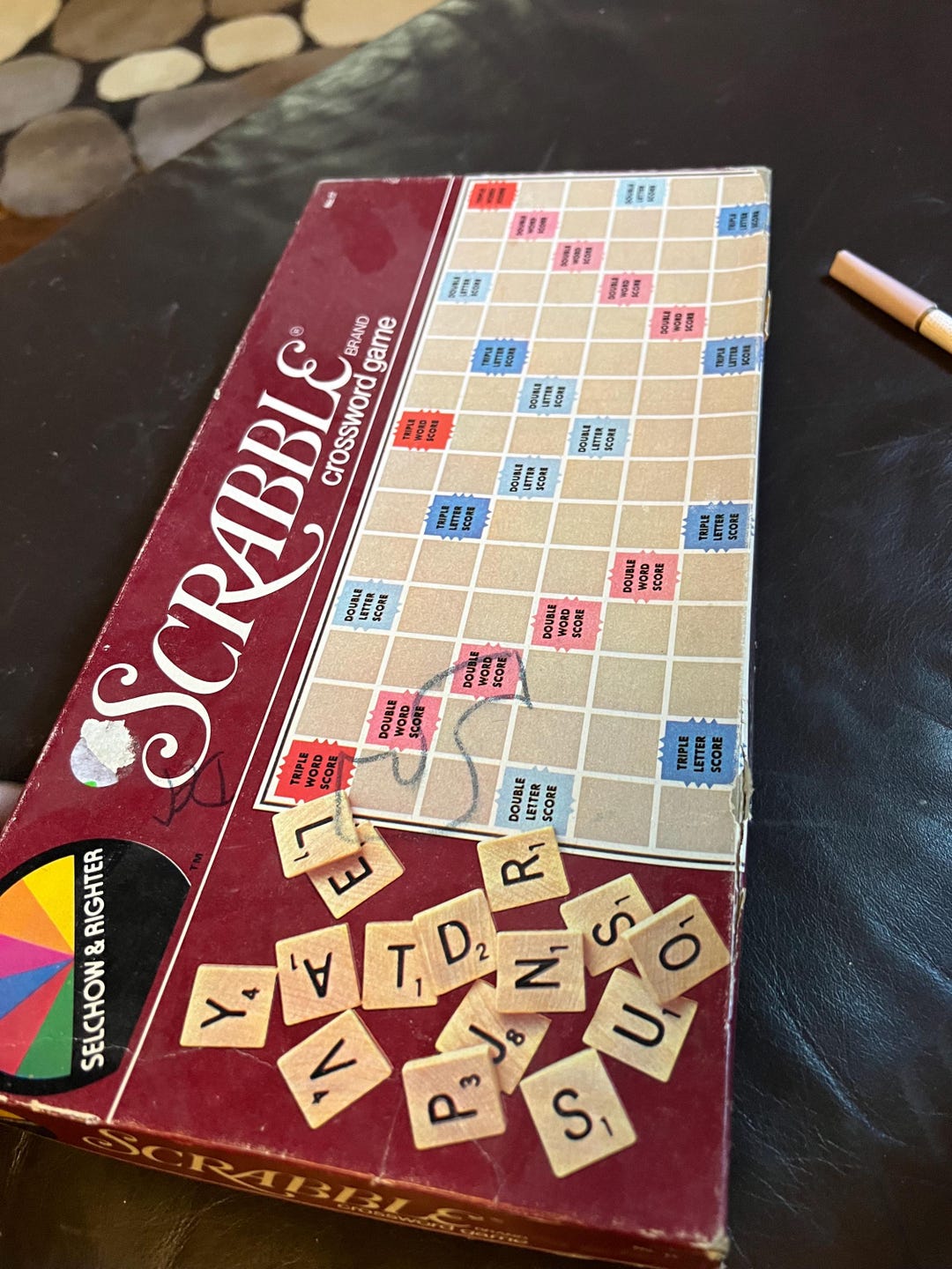 Scrabble Family Board Game, Vintage Game Night Activity All Ages - Etsy