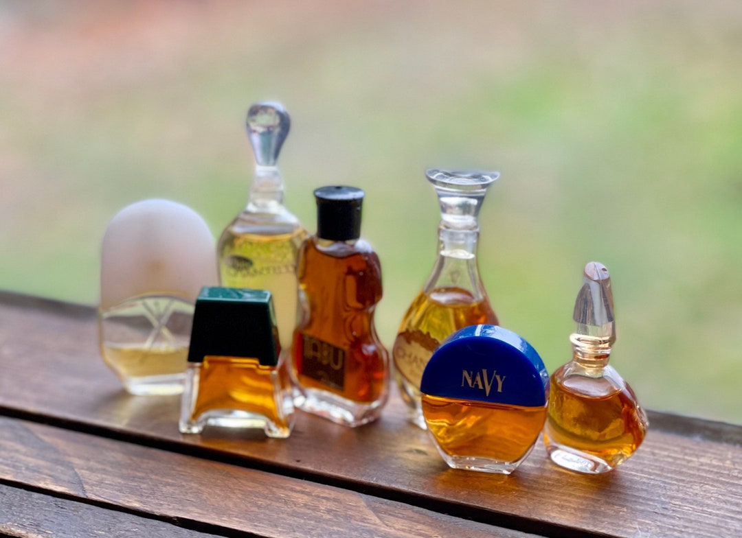 Vintage Fragrance Lot, Miniature Perfume Bottles, Collectible Glass - Etsy