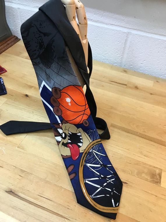 Tasmanian Devil Basketball Necktie Father's Day Gift | Etsy