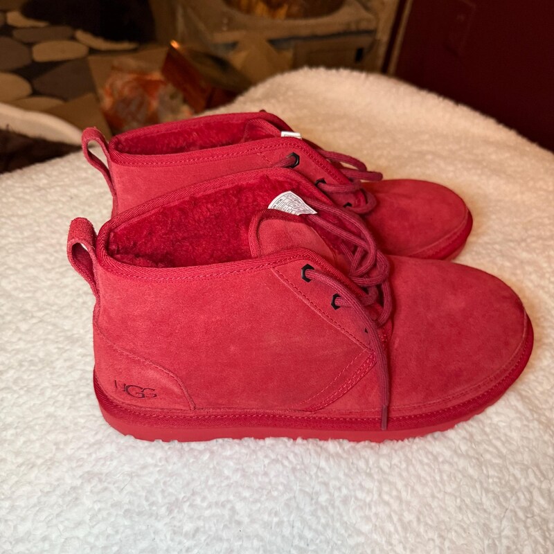 Red Chukka Boots - Etsy