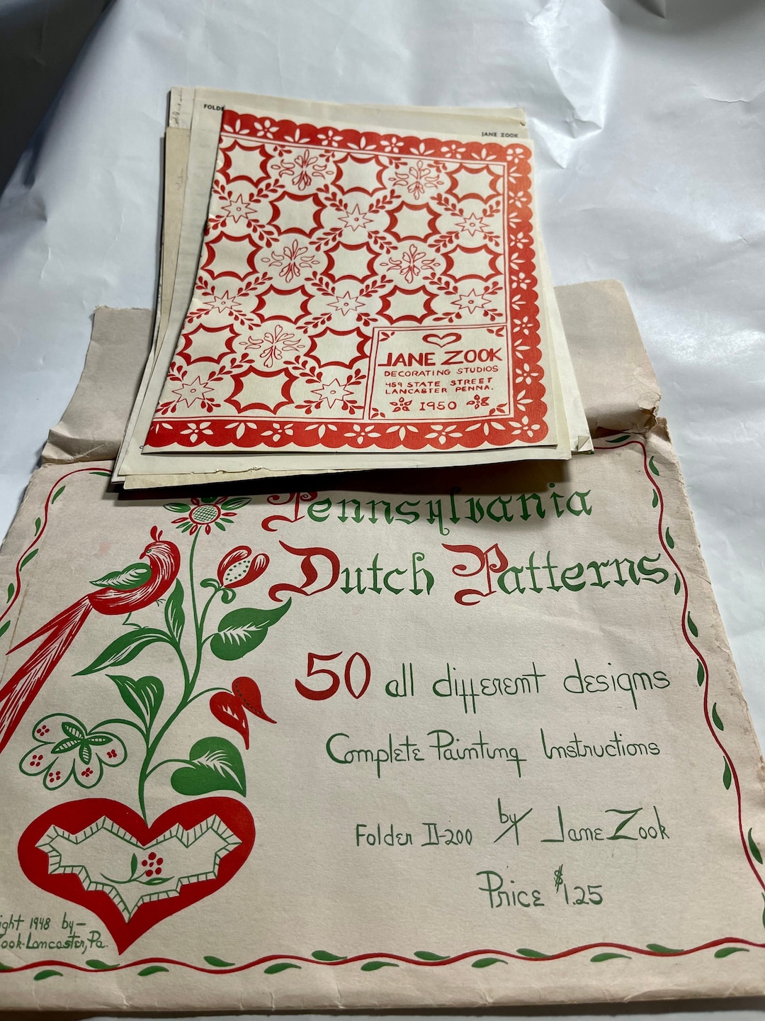 Pennsylvania Dutch Patterns, Vintage Stencil Patterns, Collectible Art ...