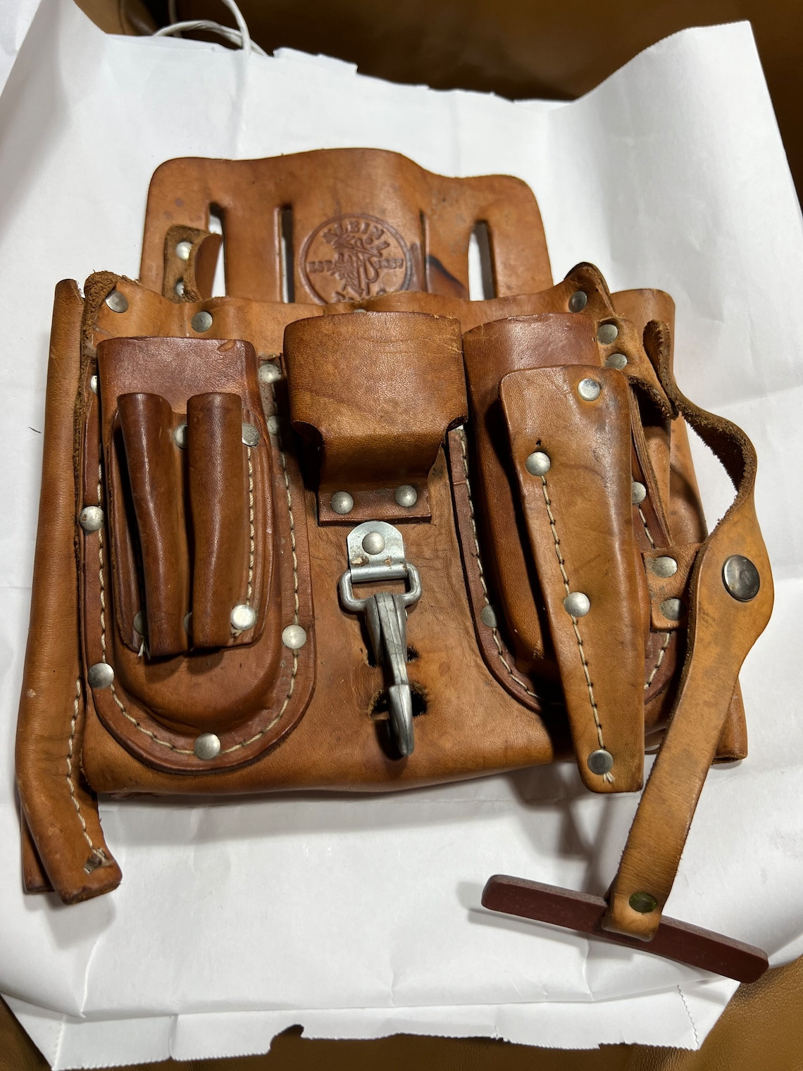 Klein Leather Tool Belt Caddy Electricians Pouch Craft Tool - Etsy