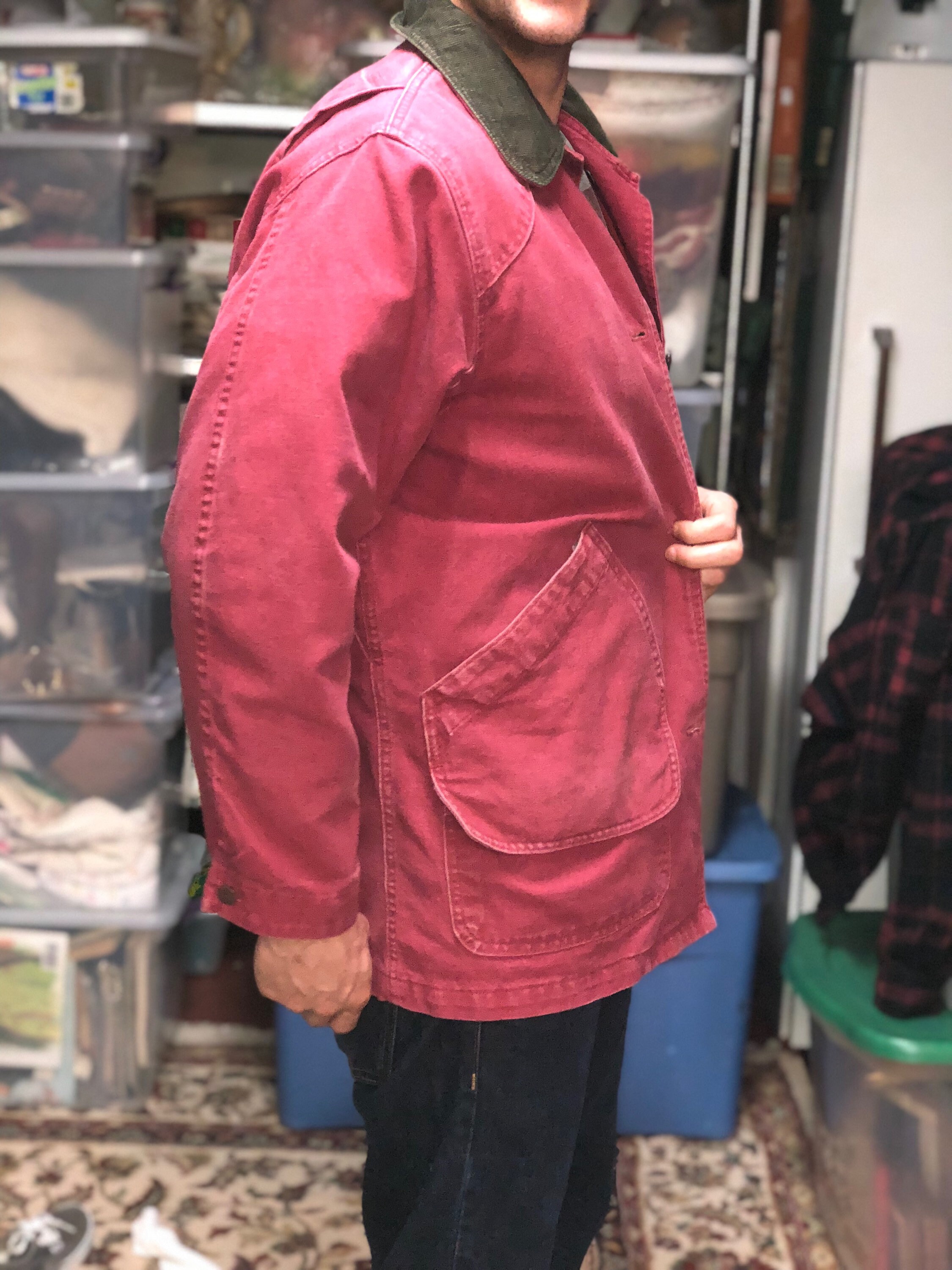 LL Bean Barn Coat - Unisex Farm Coat - Canvas Field Jacket with ...