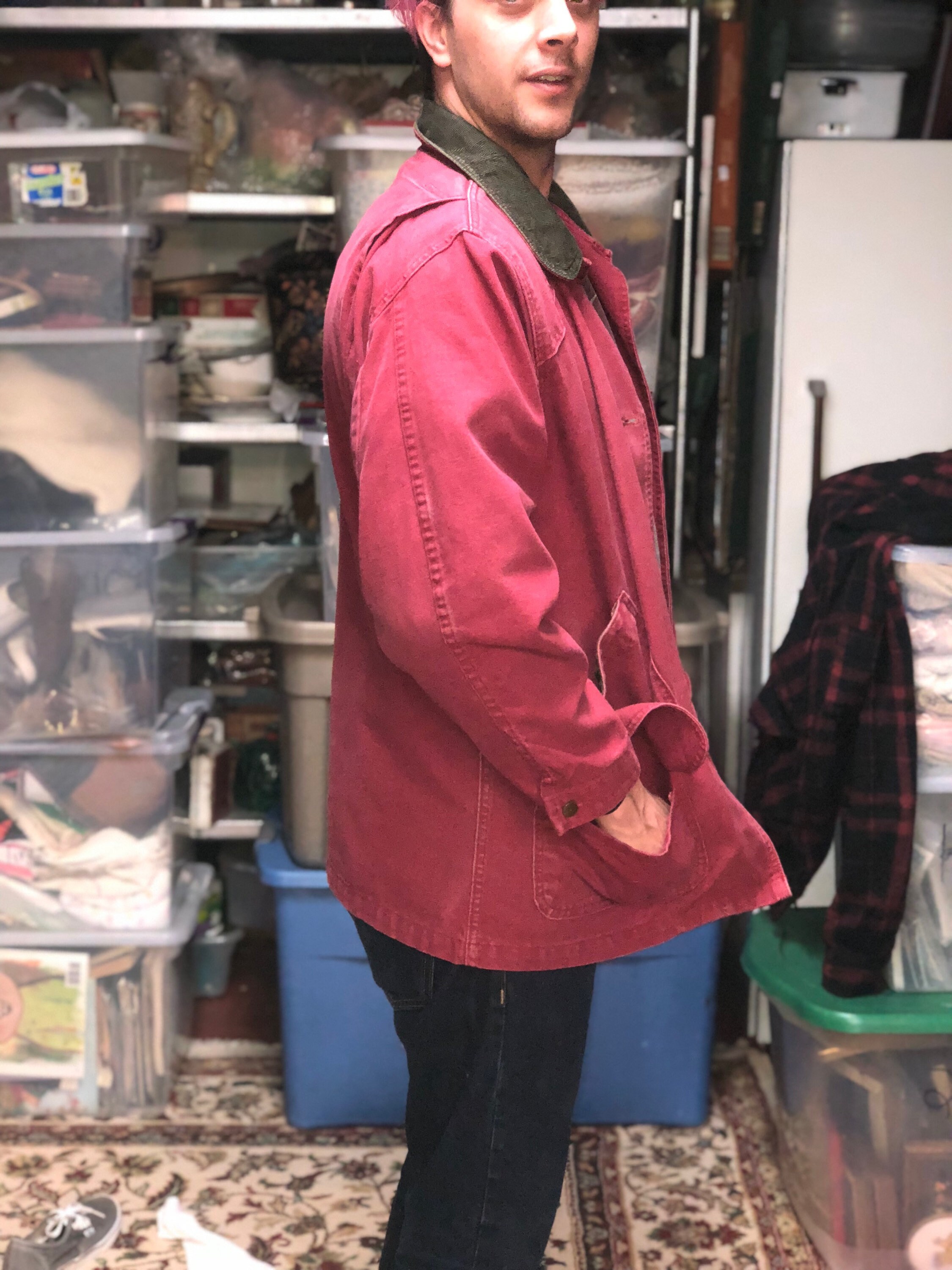 LL Bean Barn Coat - Unisex Farm Coat - Canvas Field Jacket with ...