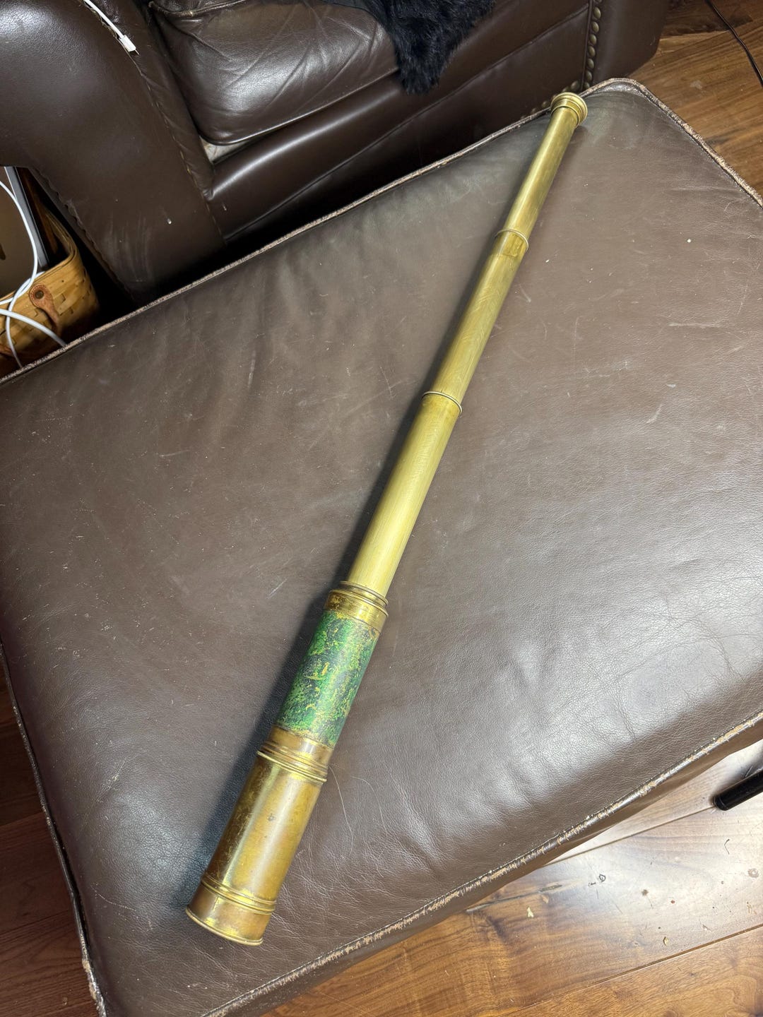 Antique Sailor Captain Three Draw Spy Glass, Nautical French Telescope ...