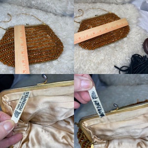 Gold Vintage Beaded Handbag, Vintage Formal Purse, Flapper Bag - Etsy