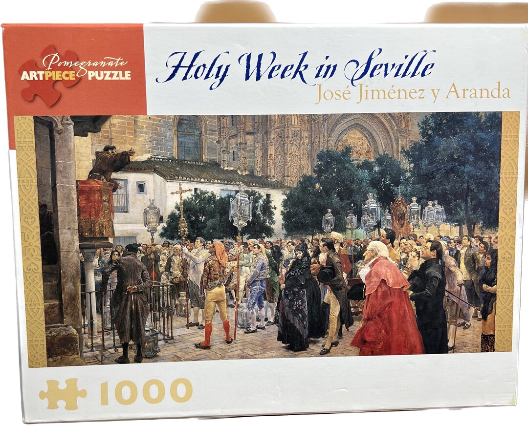 Jigsaw Puzzle Holy Week, 1000 Piece Art Picture, Spanish Seville - Etsy