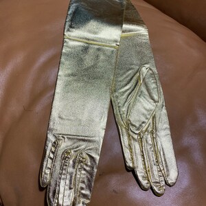 Womens Formal Fashion Gloves, Gold Long Opera Gloves, Retro Style - Etsy