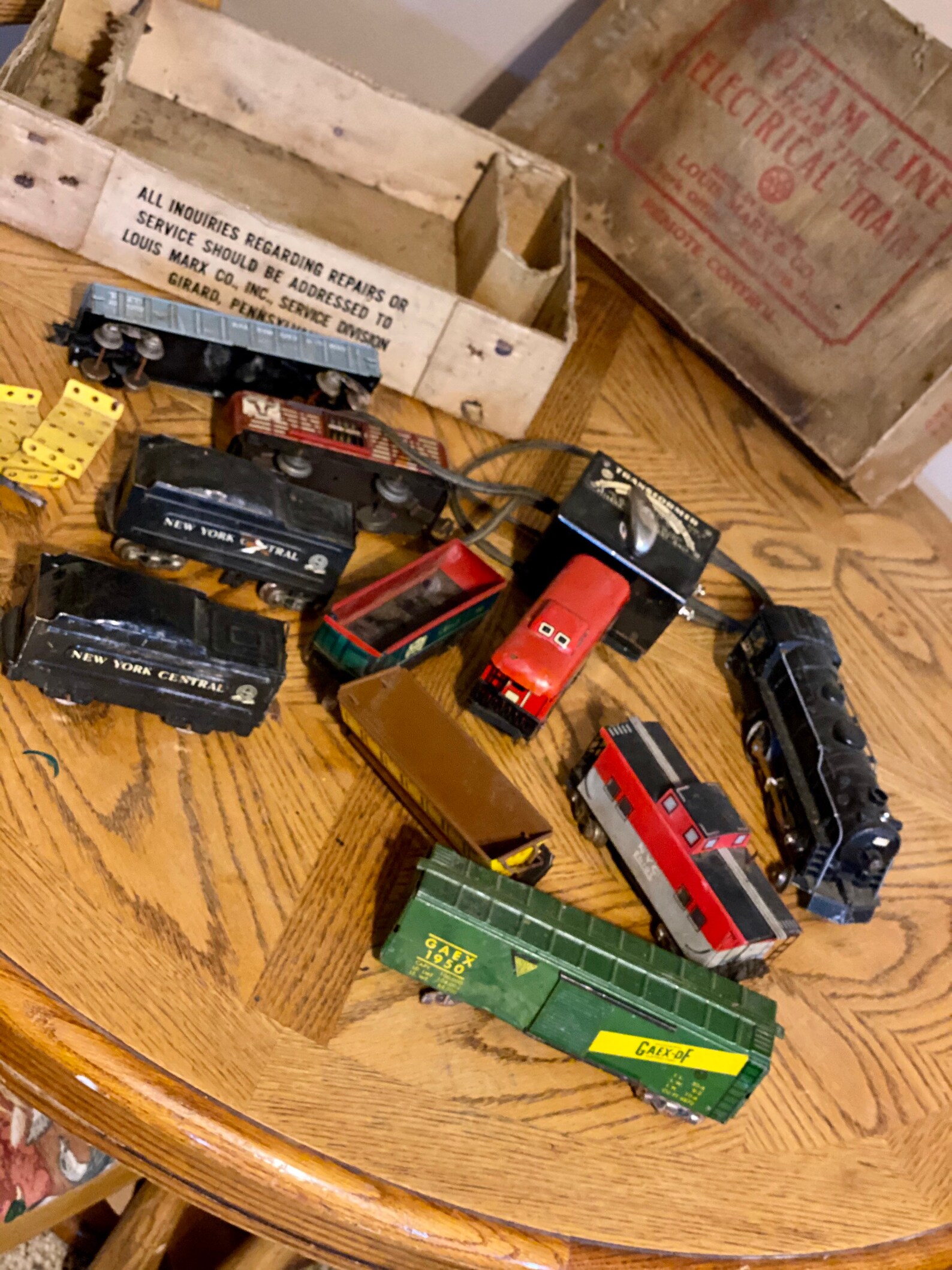Railroad Train Set Vintage Model Railroad Train Cars - Etsy