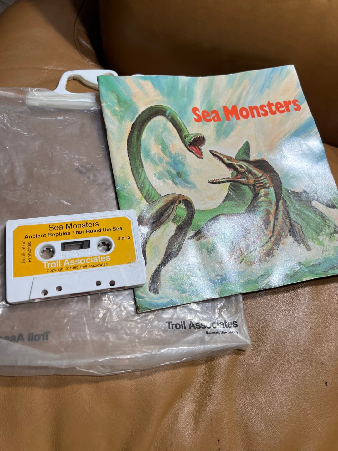 Sea Monsters Childrens Book and Cassette Tape, Dinosaurs - Etsy