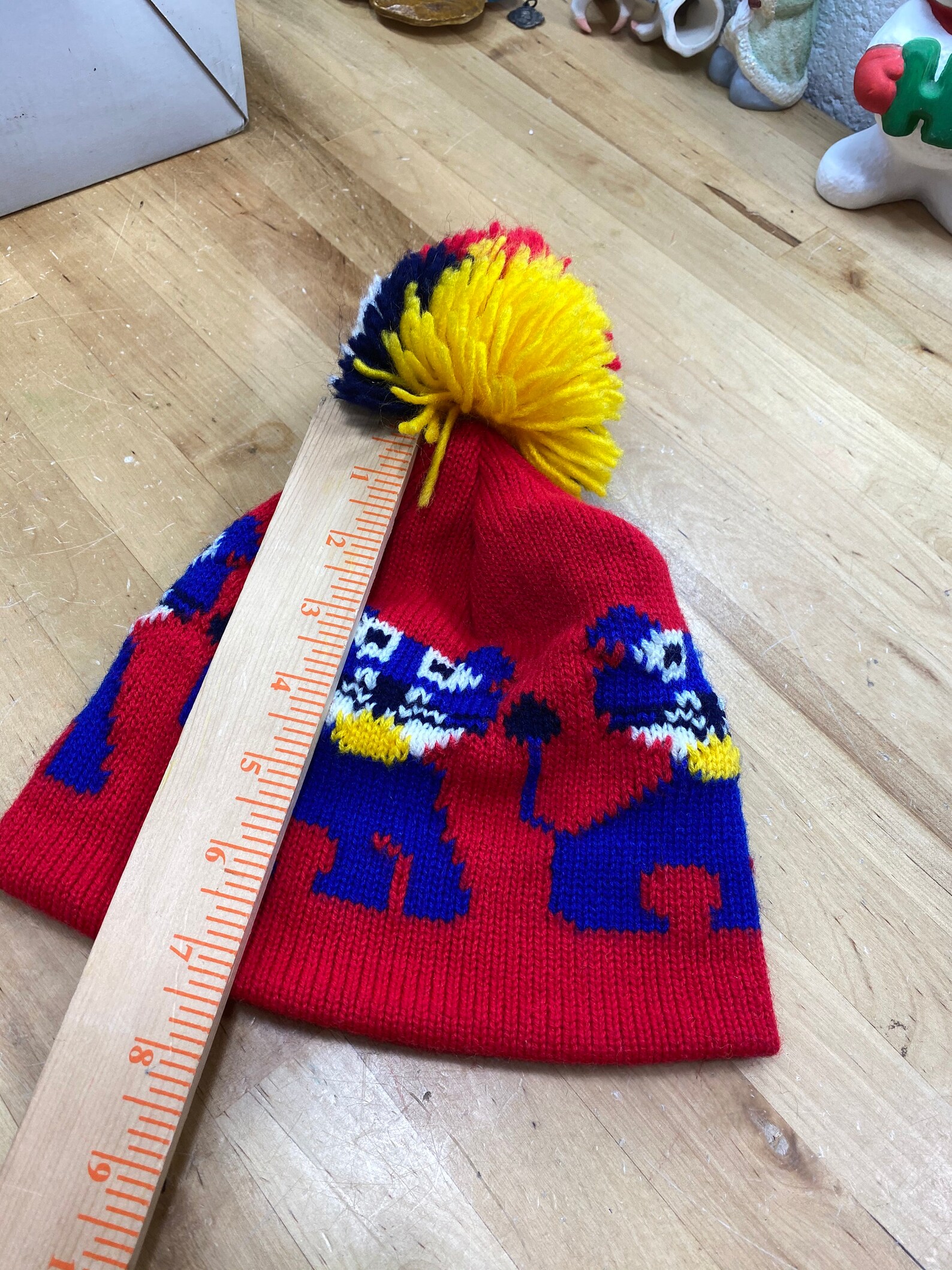 Unisex Childs Cat Tossle Cap Kids Winter tossel Hat with | Etsy