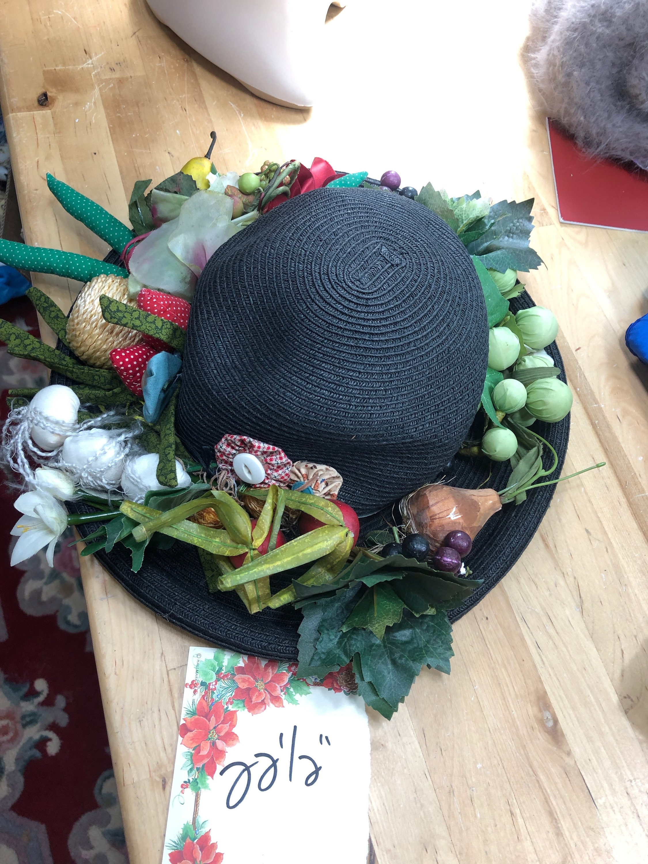 Wacky Fruit Salad Hat - Kentucky Derby Hat - Summer Women's Hat Wacky Fruit Salad Hat - Kentucky Derby Hat - Summer Women's Hat