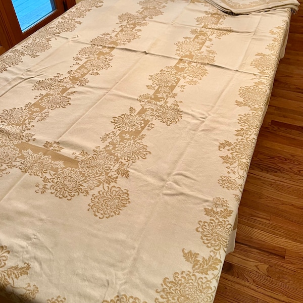 Damask Tablecloth - Etsy