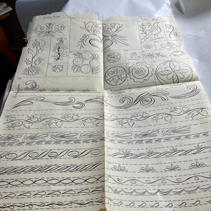 Pennsylvania Dutch Patterns, Vintage Stencil Patterns, Collectible Art ...